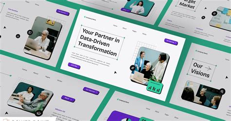 Purple Teal Creative Data Analytic Firms 003 Incl Purple And Modern Envato