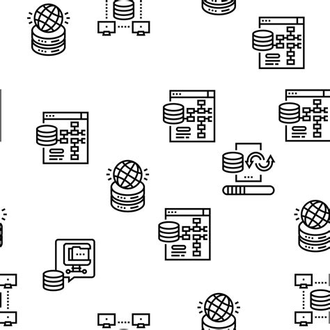 Digital Processing Vector Seamless Pattern 10145041 Vector Art At Vecteezy