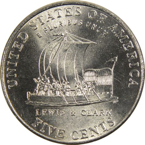 2004 P Keelboat Jefferson Nickel Bu Uncirculated 5c Coin