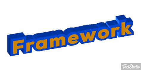 Framework Word Animated  Logo Designs
