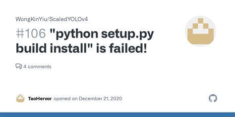 python setup py build install is failed · issue 106 · wongkinyiu