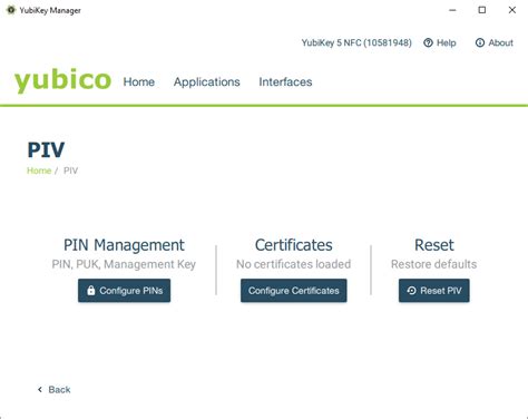 Failed Connecting To The Yubikey When Launching App Piv On Windows
