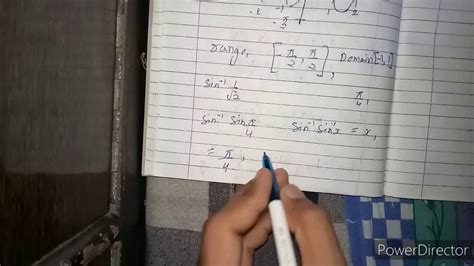 Invers Trigonometry Function Example 1 And 2 Ncrt Youtube