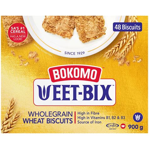 Bokomo Weet Bix Wholegrain Wheat Biscuits 900 G Za