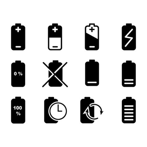 Premium Vector Battery Icon