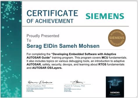 I Am Glad To Share That I Have Completed Siemens Eda Siemens Digital