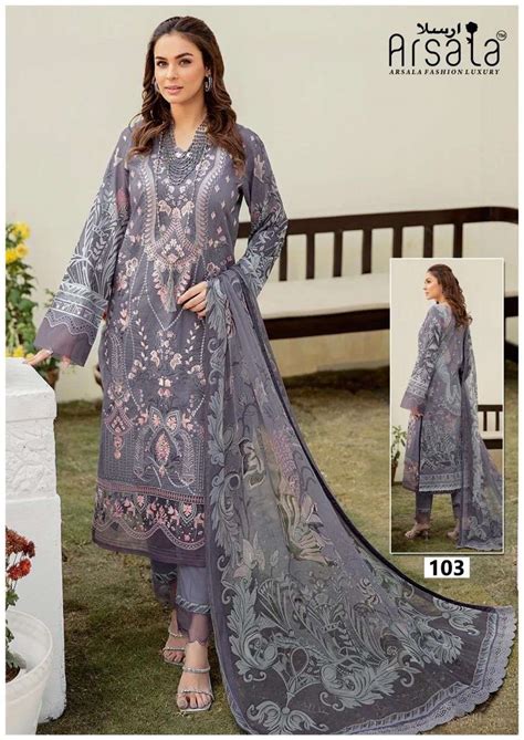 Arsala Fashion Amara Heavy Cotton Luxury Collection Lawn Cotton Suits