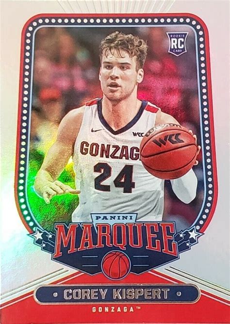 Nba Future Watch Corey Kispert Basketball Cards Washington Wizards