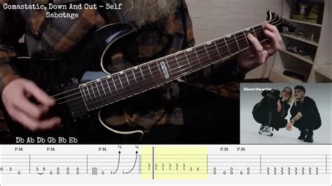 Comastatic Down And Out Self Sabotage Guitar Cover Tabs Youtube
