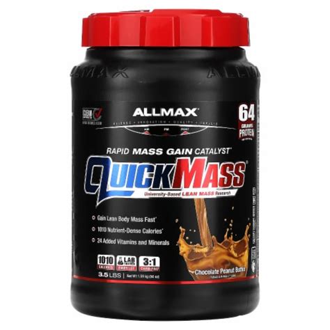 Allmax Quickmass® Rapid Mass Gain Catalyst Chocolate Peanut Butter 3