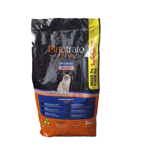 Ração Finotrato Prime Gatos Adultos Salmão 3kg1kg Shopee Brasil