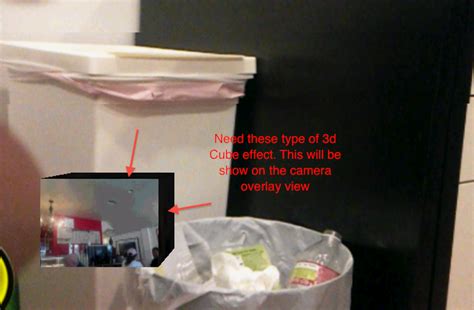 Iphone How To Give D Effects To Uiimageview Uiview Using Opengl Looks Like A D Cube Stack