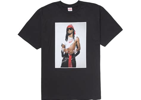 Supreme Playboi Carti Tee Black Mens Fw25 Us