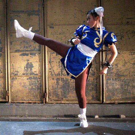 Chun Li Kick By Cherryb Cosplay On Deviantart
