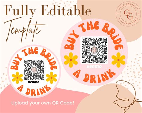 Buy The Bride A Drink Template Bachelorette Venmo Sticker Etsy
