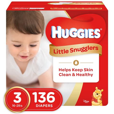 Huggies Little Snugglers Diapers Size 3 136 Diapers