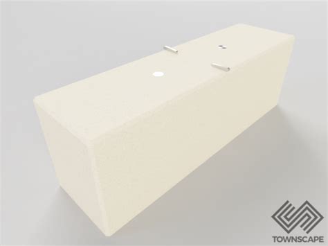 concrete bench unity 1800 townscape products
