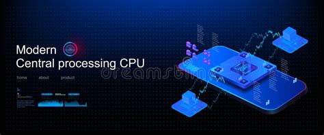 Multi Core Processor Stock Illustrations 201 Multi Core Processor
