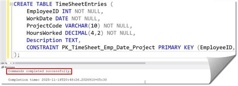 Sql Server Create Table With Primary Key Sql Server Guides