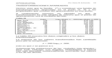 AnÁlisis De Datos Dra Diana M Kelmansky · El Caso Especial De P 0 Corresponde A La