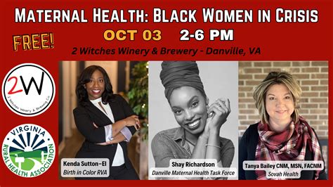 Maternal Health Black Women In Crisis Vrha