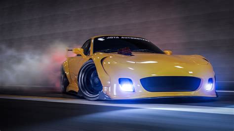 Artstation Mazda Rx 7 Drifting