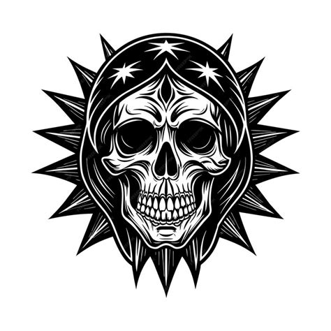 Premium Vector Vector Skull Tattoo Design