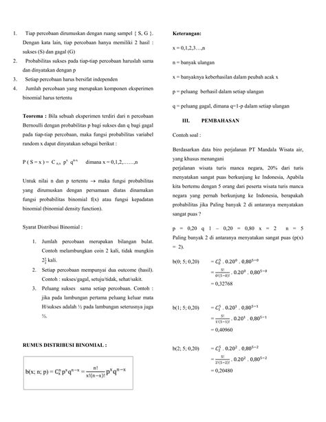 Distribusi Binomial Docx