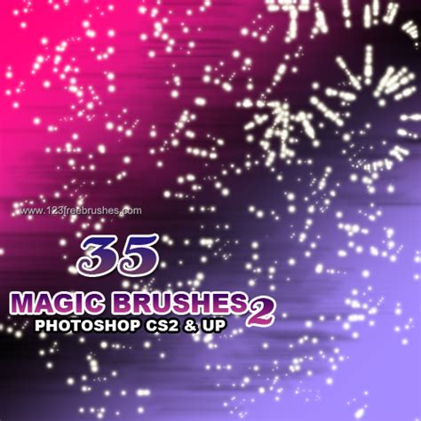 Magic Sparkle Photoshop Free Brushes 123freebrushes