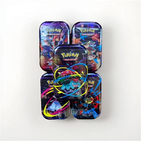 Pokemon Mega Evolution Mega Heroes Mini Tins Sealed Complete Art Set