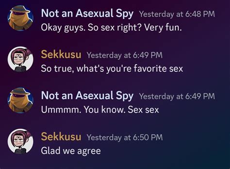 Guys I Infiltrated Sex™ Co Industries What Should I Do R