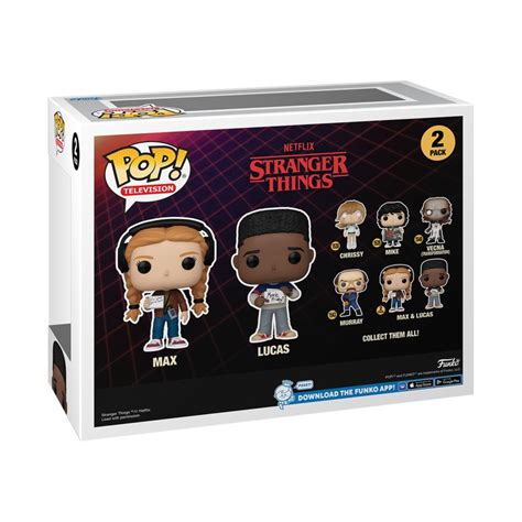 Stranger Things Max And Lucas Pop 2 Pack Kollecta World