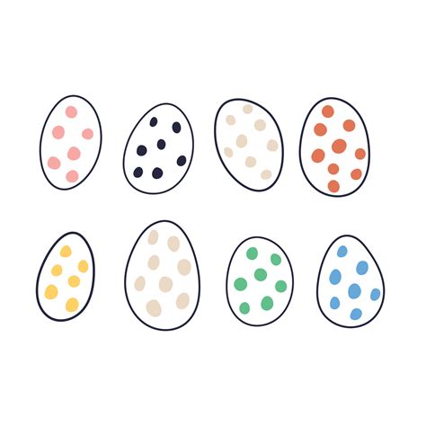 vector collection abstract easter egg spot 22450253 vector art at vecteezy
