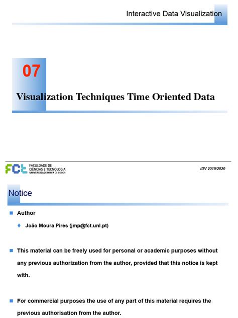 Idv 07 Visualization For Time Oriented Data Pdf Time