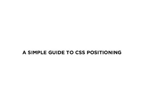 Css For Backend Developers