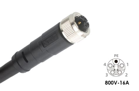 M12 C Coded Connector 3 Pin 4 Pin 5 Pin 6 Pin Shine Industry