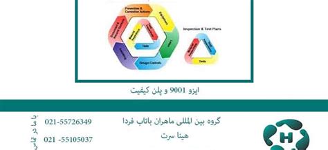ایزو 9001 و پلن کیفیت Qc Plan صدور گواهینامه های ایزو