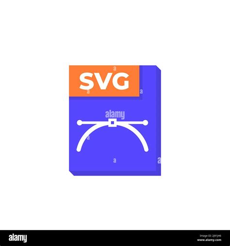 Svg File Icon Scalable Vector Graphics Format Stock Vector Image Art Alamy
