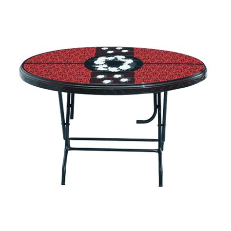 Rfl Dining Table 4 Seat Oval S L Print Fog Rose Wood 923121