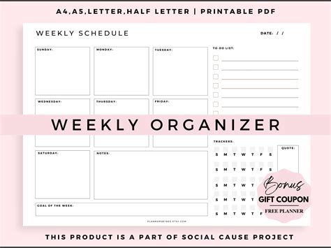 Free Printable Weekly Planner For Work Download Free Printable Weekly Planner For Work Png