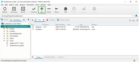 integrating unreal engine 5 with perforce helix core for version