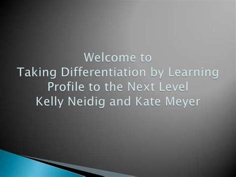 Mixed Ability Class Chart Ppt