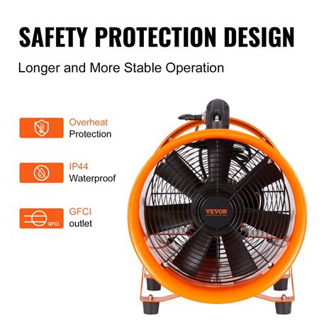 Vevor Ventilador Extractor Industrial 900 W Extractor De Aire Conducto