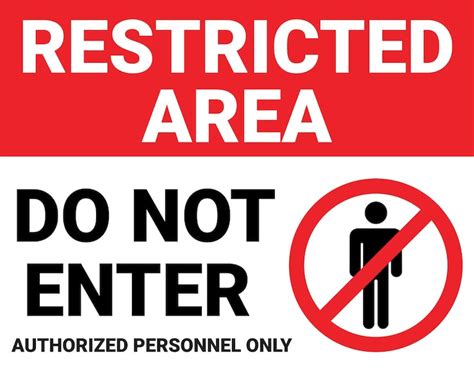 Restricted Entry Sign Images Free Download On Freepik