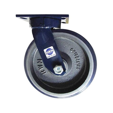 75 Uir 1030 S Rwm 10 Kingpinless Caster With Urethane On Iron Wheel