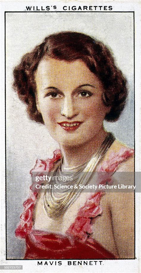 Mavis Bennett Cigarette Card Wills Cigarette Card From Radio News Photo Getty Images