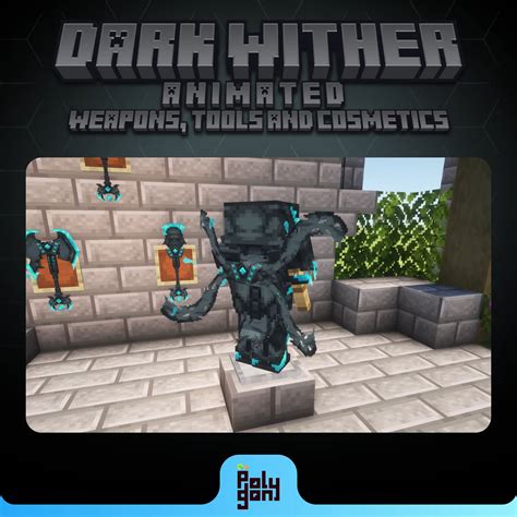 Dark Wither Animated Weapons And Tools Set 64x Mcmodels