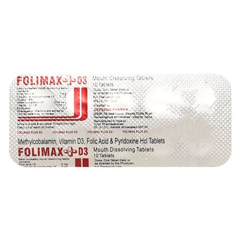 Folimax Plus D3 Tablet Uses Side Effects Price Apollo Pharmacy