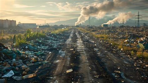 Image Of Waste Management Area In Biomass Processing Center With Proper