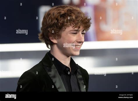 New York Ny February 28 2022 Walker Scobell Attends The Adam